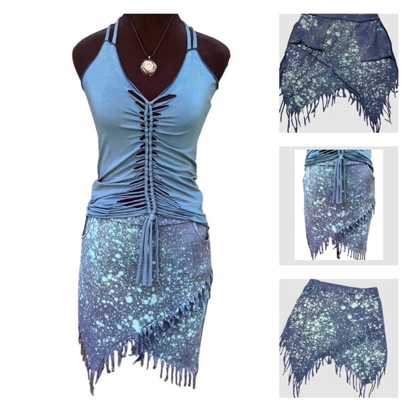 Jayli | Skirts | Nwt Jayli Ocean Spray Skirt | Poshmark